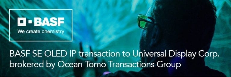 Ocean Tomo Serves as Transaction Advisor to BASF-SE on OLED ...